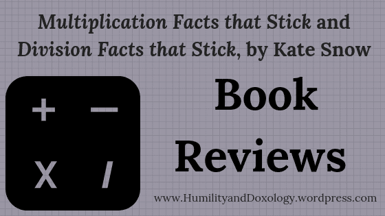 Multiplication And Division Facts That Stick Book Reviews Humility Multiplication And Division Facts That Stick Book Reviews Humility