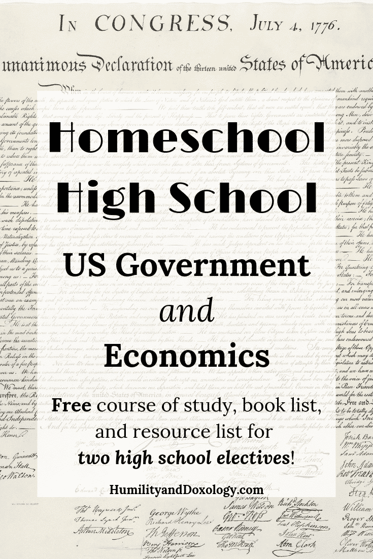 Homeschool High School: Free Curriculum Plan for US Government and ...