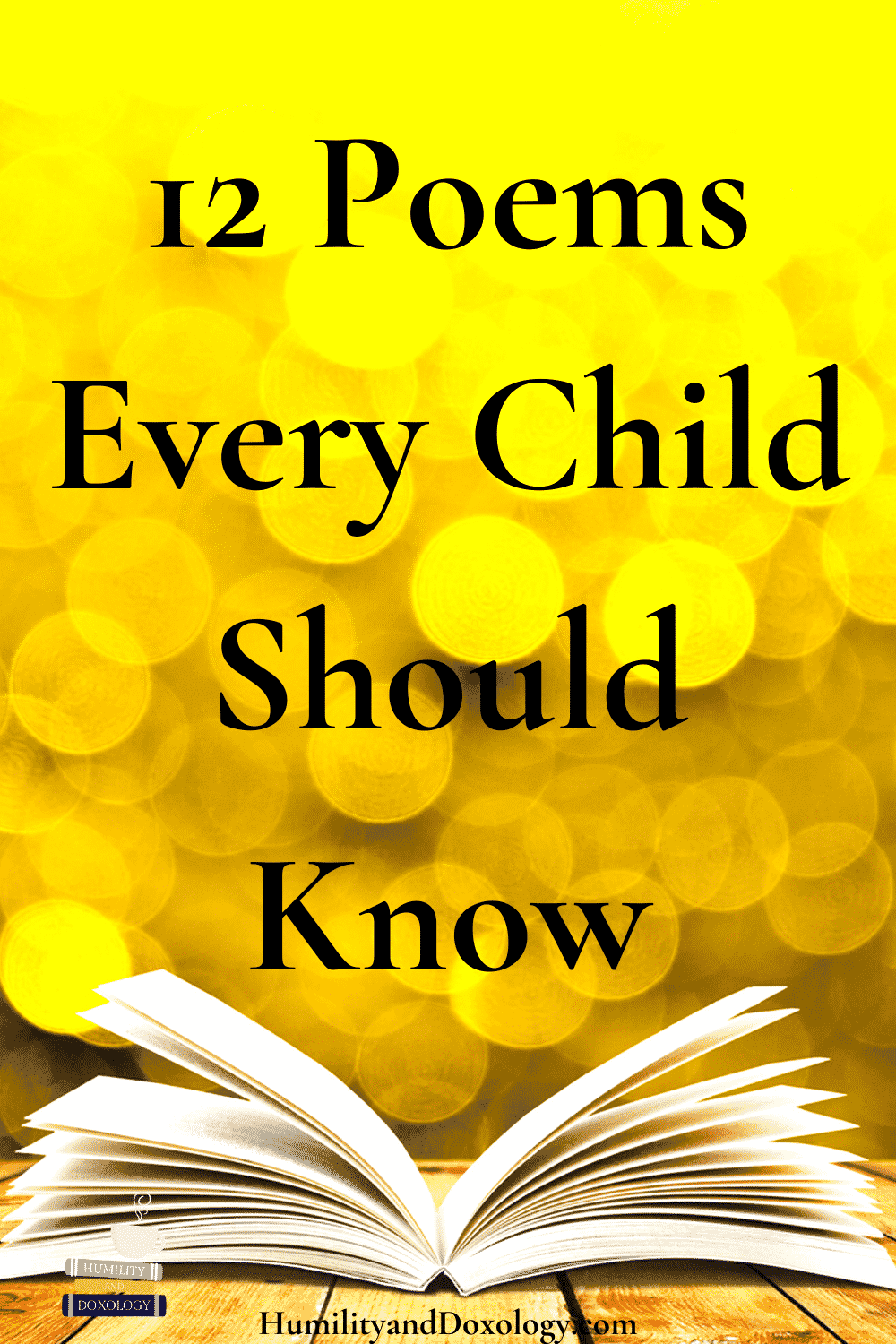 12 Poems Every Child and Adult Should Memorize and Know By Heart ...