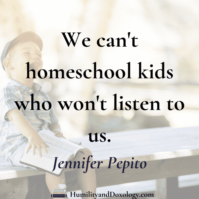 Peacefully Homeschooling (with Jennifer Pepito) | Humility and Doxology