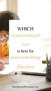 How to Choose a Standardized Achievement Test for Your Homeschool