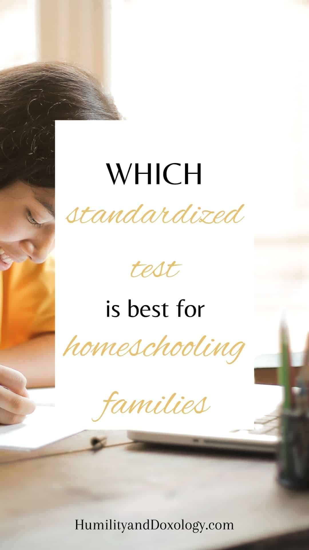 How to Choose a Standardized Achievement Test for Your Homeschool