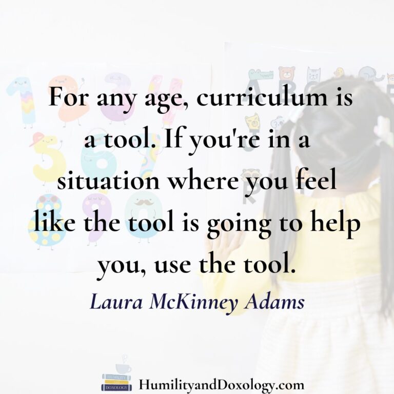 Homeschooling Preschool: Tips and Insights | Humility and Doxology