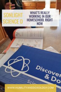 What's Working in Our Homeschool Right Now: Sonlight Science D ...
