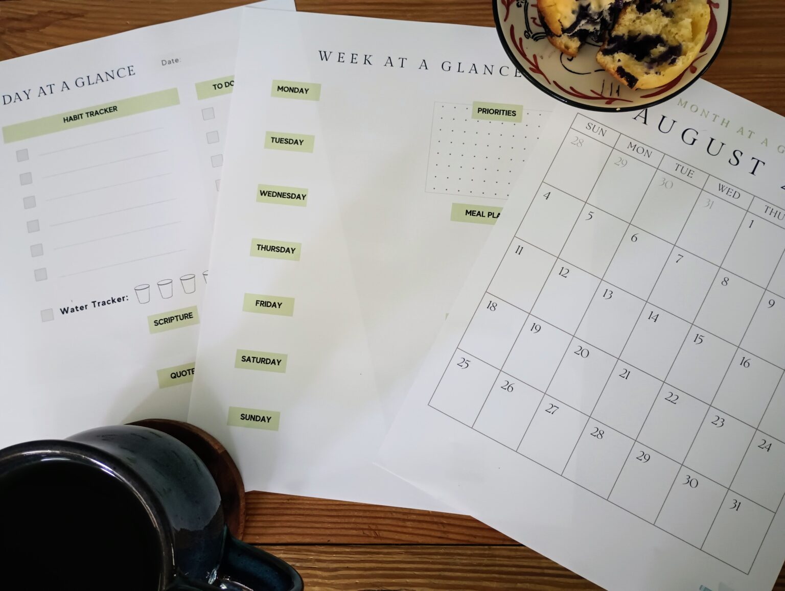 FREE Homeschool Planner Calendar Printables