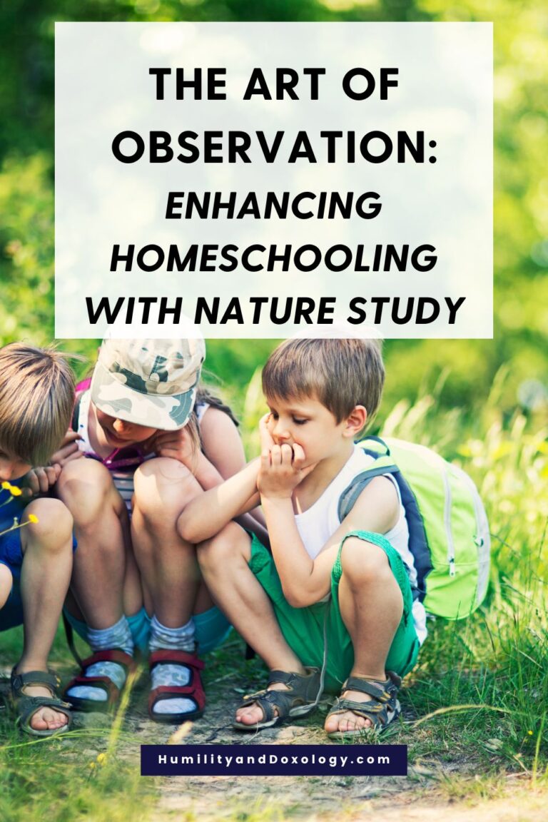 The Art of Observation: Enhancing Homeschooling with Nature Study
